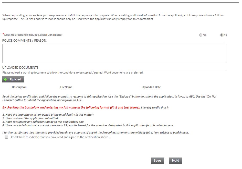 ABC Help Manual > Main Menu > Permitting > Permit Application